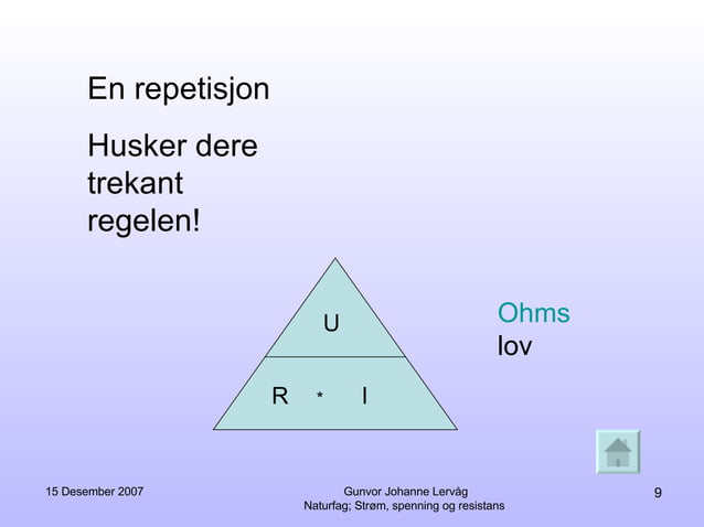 Presentasjon Elektrisitet | PPT
