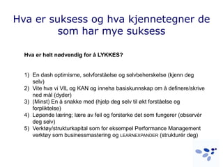 Arbeidsglede, medarbeiderskap og motivasjon. | PPTX