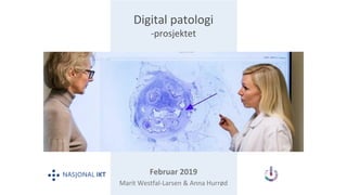 Digital patologi – Lik, rask og riktig diagnostikk i alle landets ...
