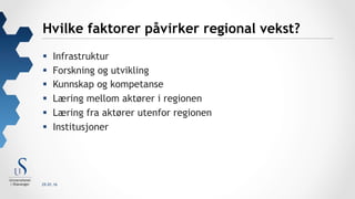 Rune Dahl Fitjar: Regional utvikling: Hva er det? | PDF