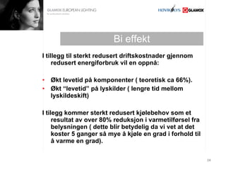 Presentasjon Glamox | PPT