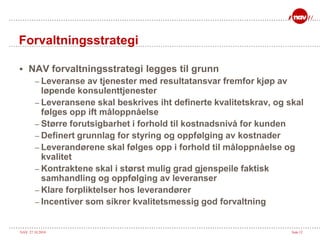 Presentasjon NAV frokostseminar anskaffelser_211010 | PDF