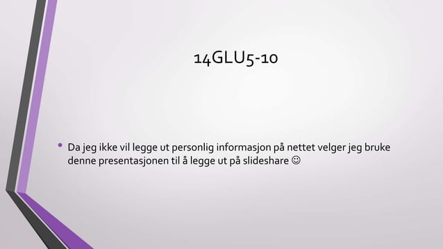 Presentasjon til slideshare | PPTX