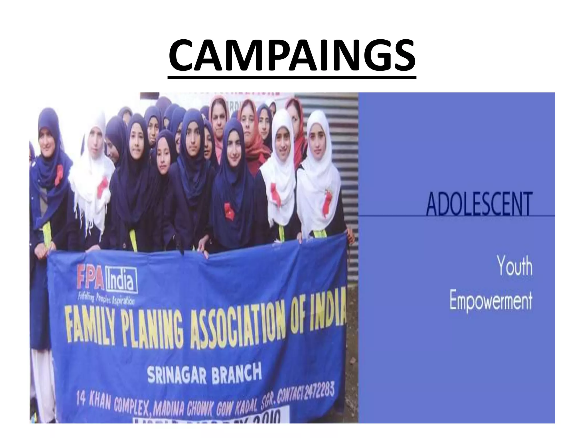 FAMILY PLANNING ASSOCIATION OF INDIA ( FPA) | PDF