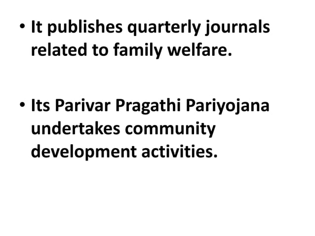 FAMILY PLANNING ASSOCIATION OF INDIA ( FPA) | PDF