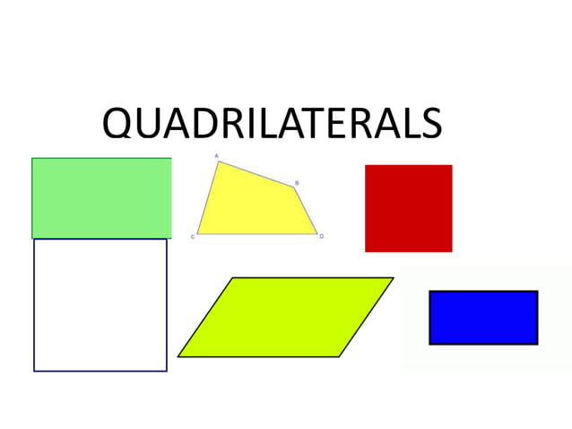 presentation- quadrilaterals | PPT