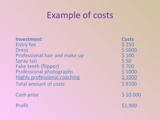 Presentatie child beauty pageants | PPT