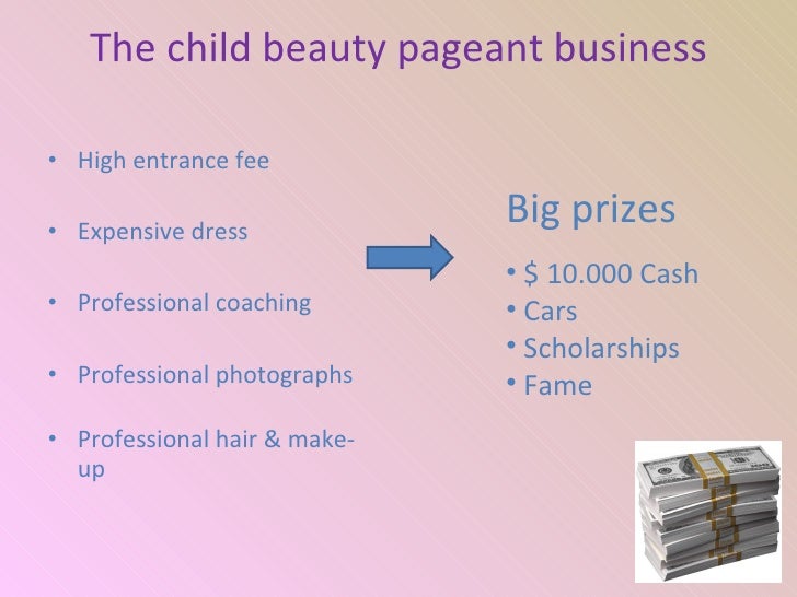 Presentatie child beauty pageants