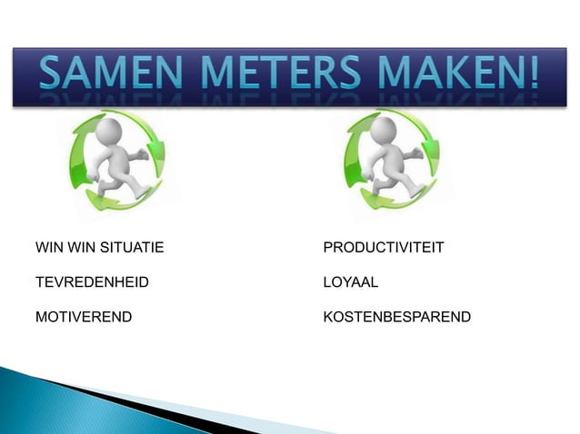 Samen Meters Maken! | PPTX