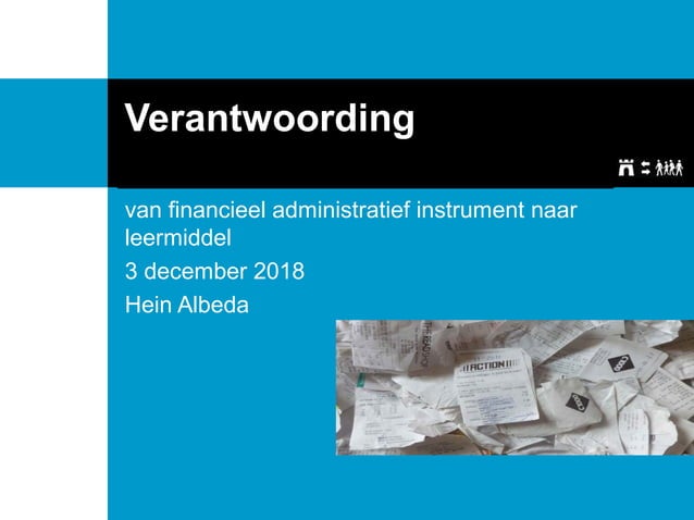 Presentatie verantwoording in de publieke sector | PPT