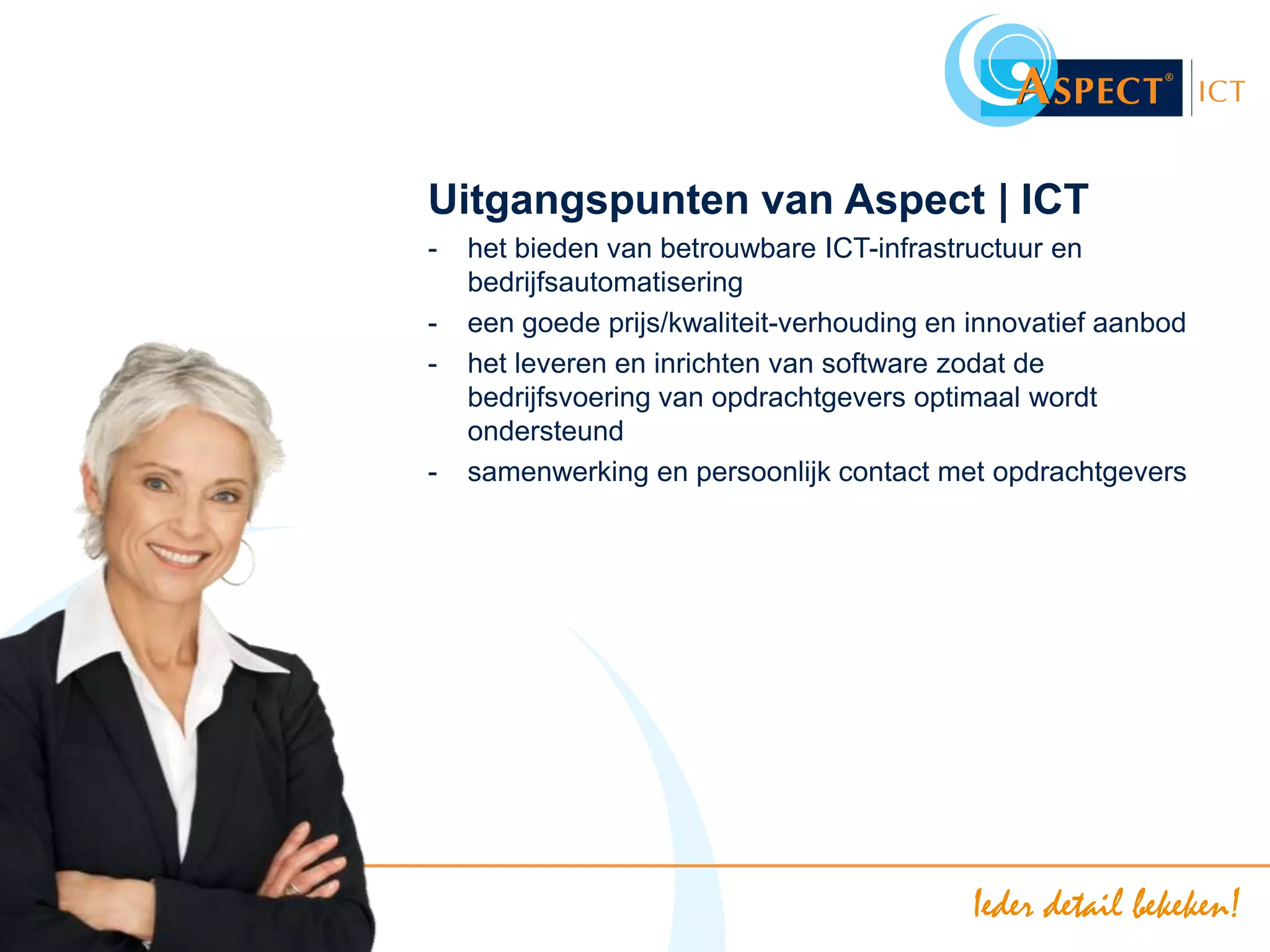 Presentatie Aspect ICT algemeen | PPTX