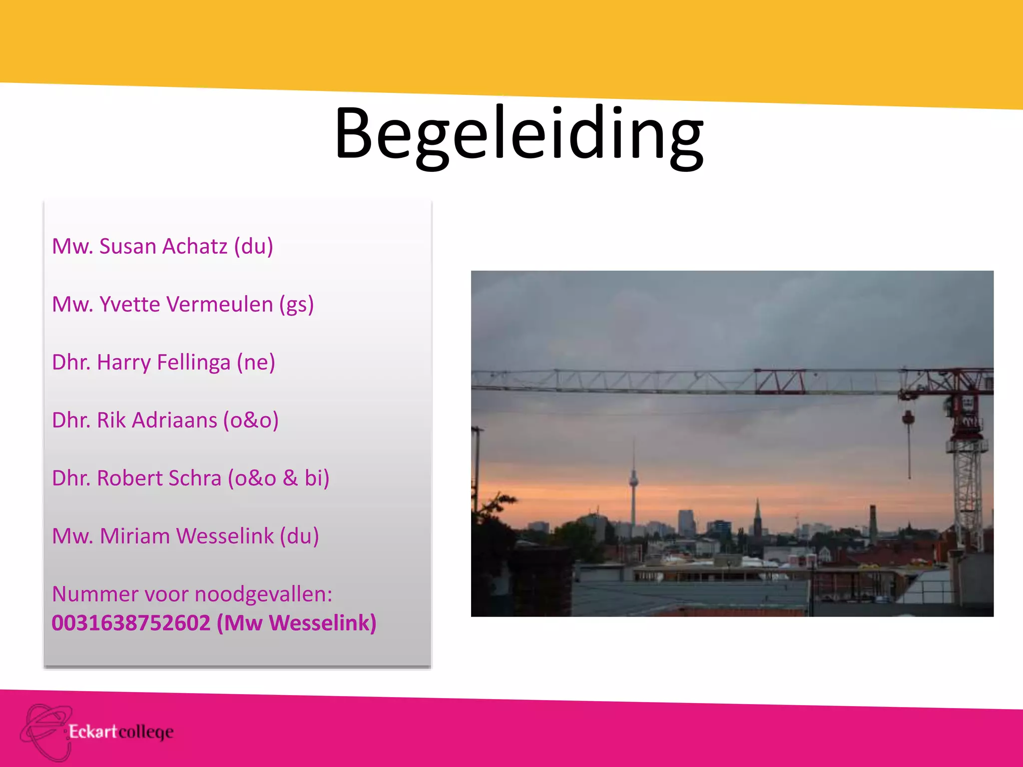 Presentatie Berlijn excursie | PPT