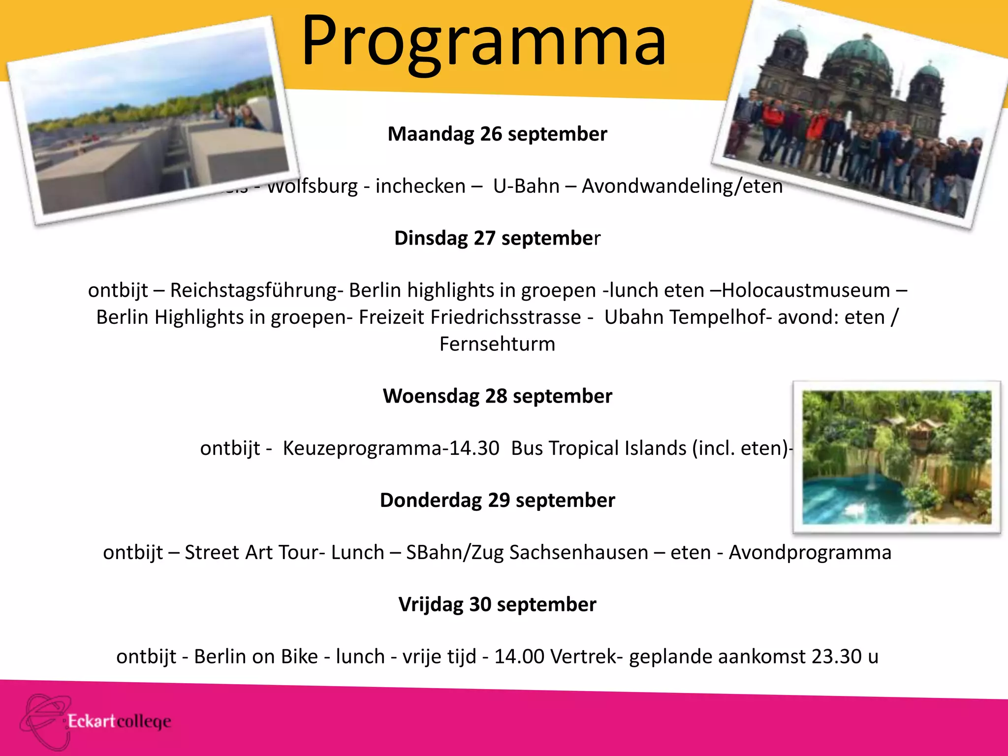 Presentatie Berlijn excursie | PPT