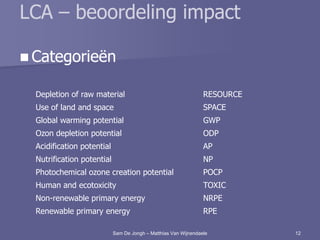 LCA insulation materials | PDF | Power and Energy Industry | Industries