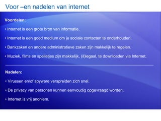 Presentatie Internet 2003 | PPT
