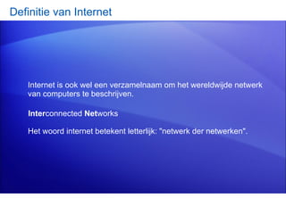 Presentatie Internet 2003 | PPT