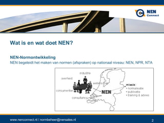 Presentatie Nen Connect | PPT