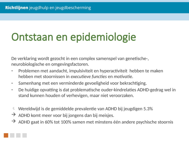 Presentatie-Richtlijn-ADHD verschillende guidelines | PPT