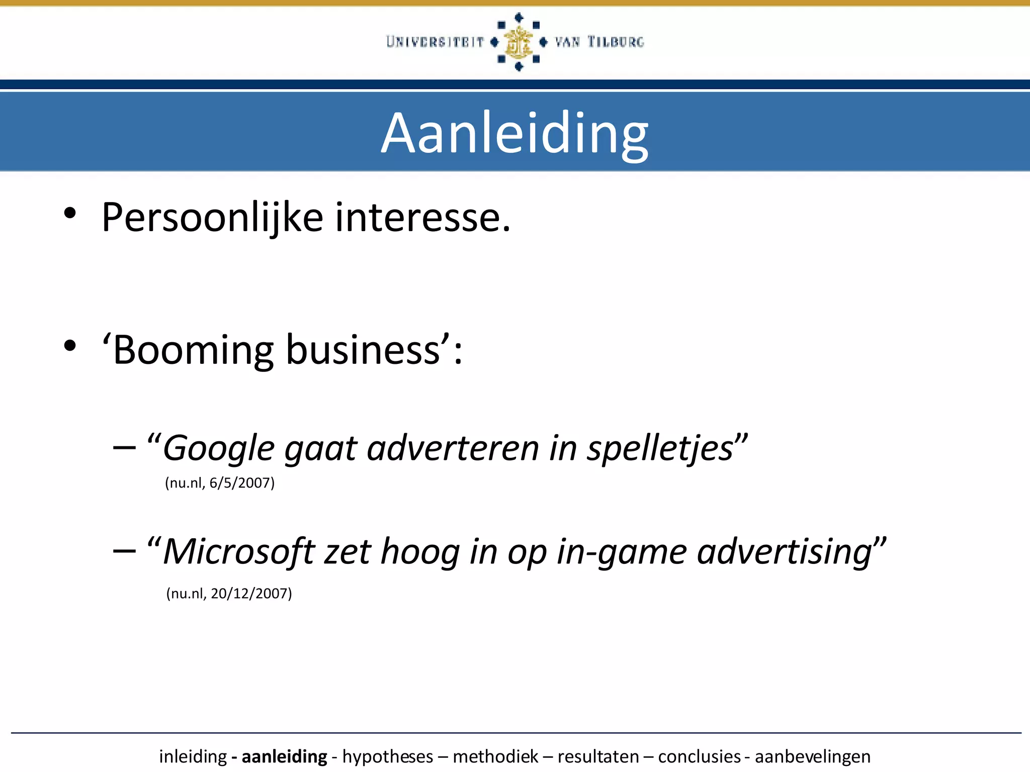 Presentatie Scriptie! | PPT