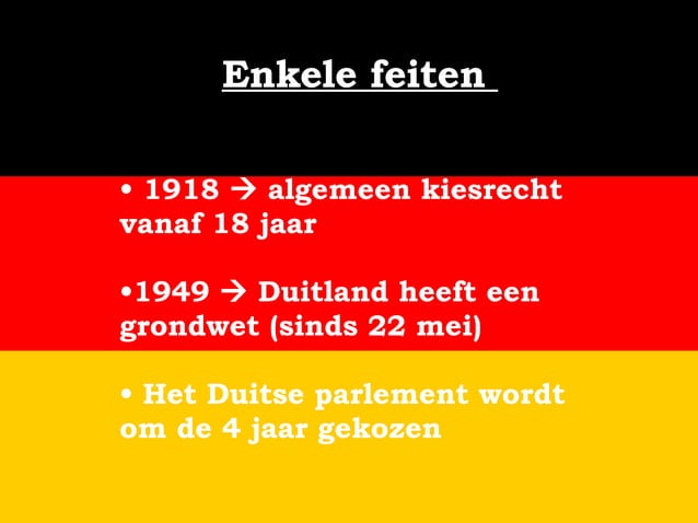 Duitsland en de politiek | PPT