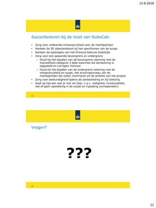 Presentatie - Train de trainer (dubocalc) | PDF