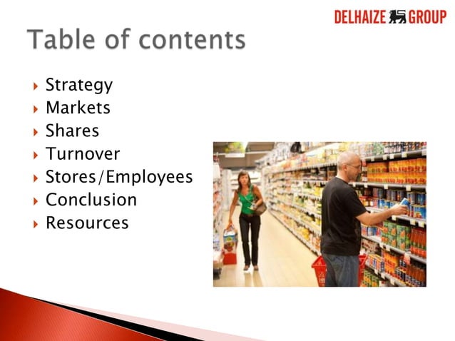 Delhaize group | PPTX