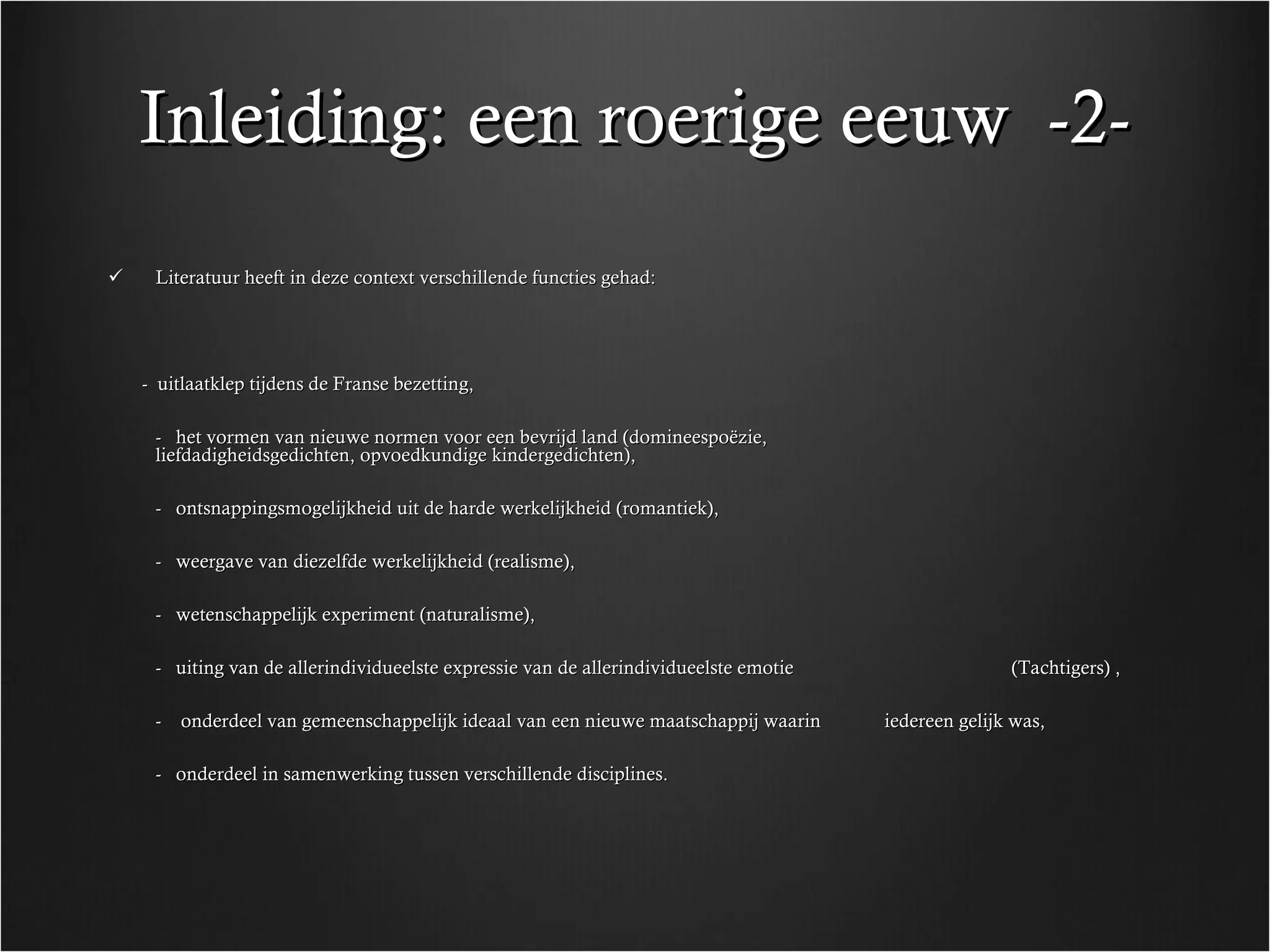 Presentatie 19e eeuw definitief | PPT