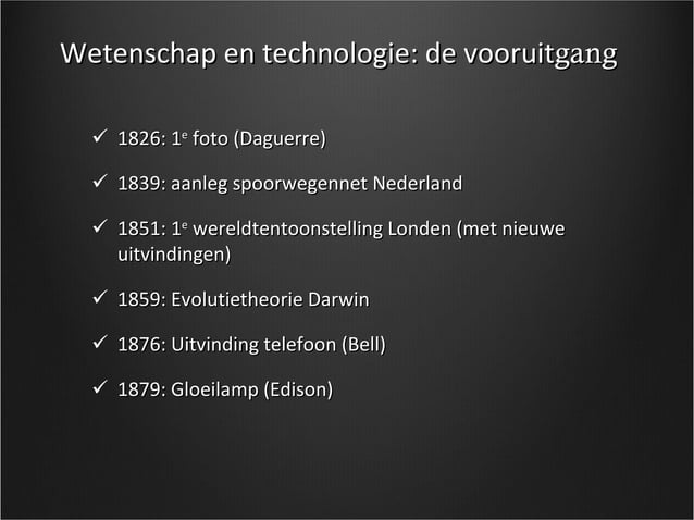 Presentatie 19e eeuw definitief | PPT