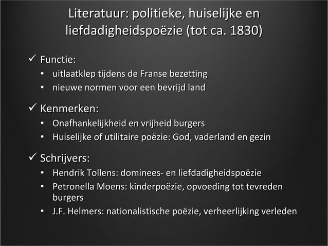 Presentatie 19e eeuw definitief | PPT