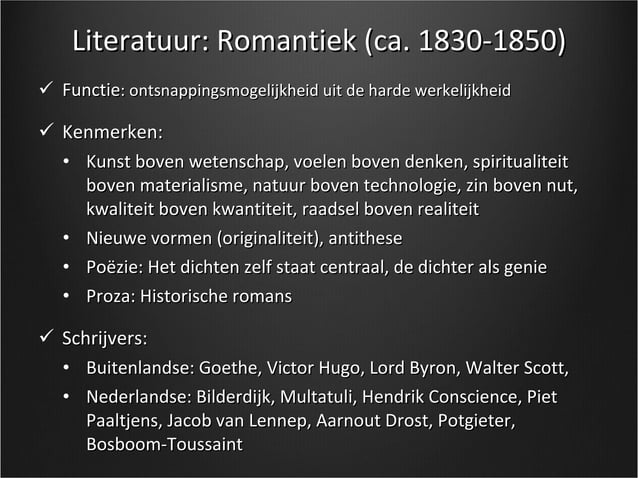 Presentatie 19e eeuw definitief | PPT