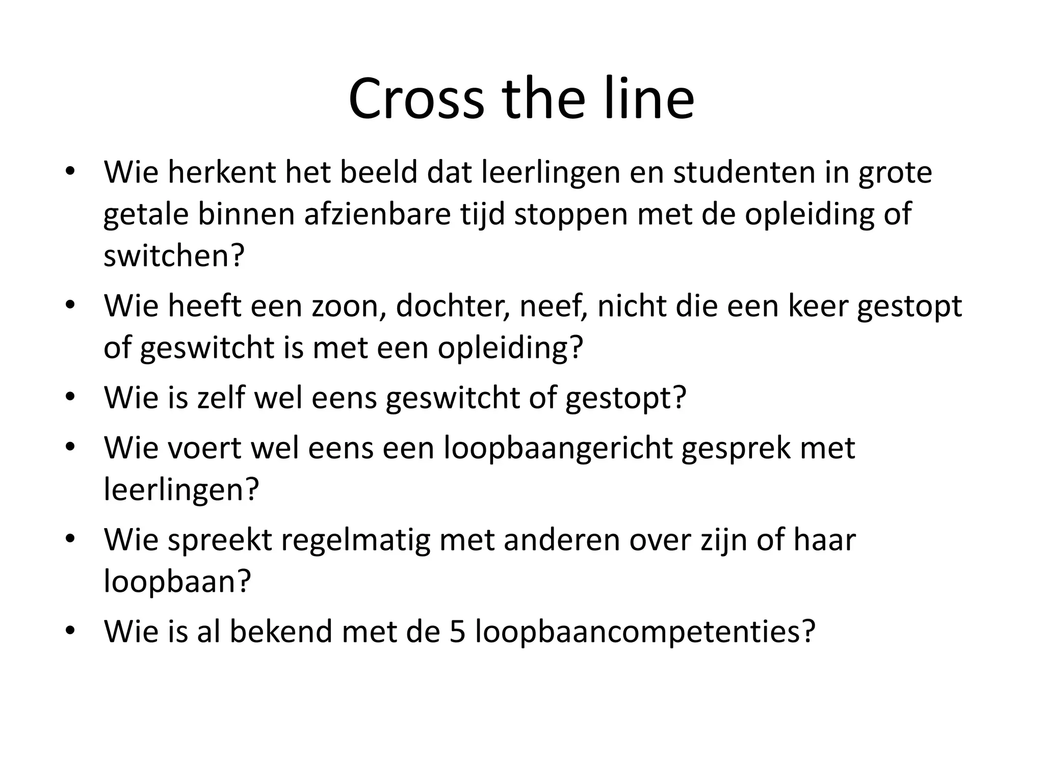 Workshop Loopbaanpaspoort | PPT