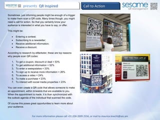 Presentatie Application Of Qr Codes | PPTX