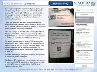 Presentatie Application Of Qr Codes | PPTX