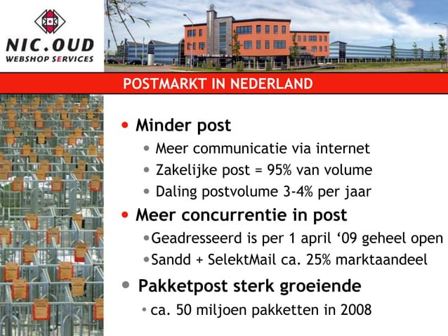 Inrichting e-fulfilment processen voor logistieke dienstverlening | PPT