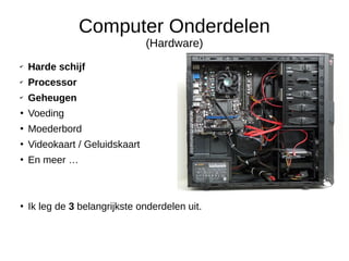 Presentatie over computers voor beginners | PDF