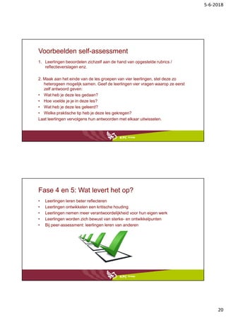 Workshop Formatief Evalueren (en Differentiatie) | PDF | Educational ...