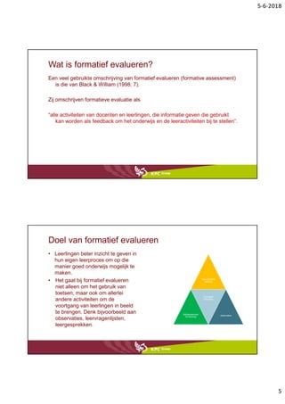 Workshop Formatief Evalueren (en Differentiatie) | PDF | Educational ...