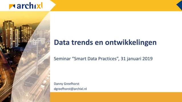 Data trends en ontwikkelingen | PPT