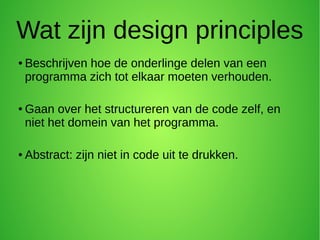 Presentatie design principles | PPT