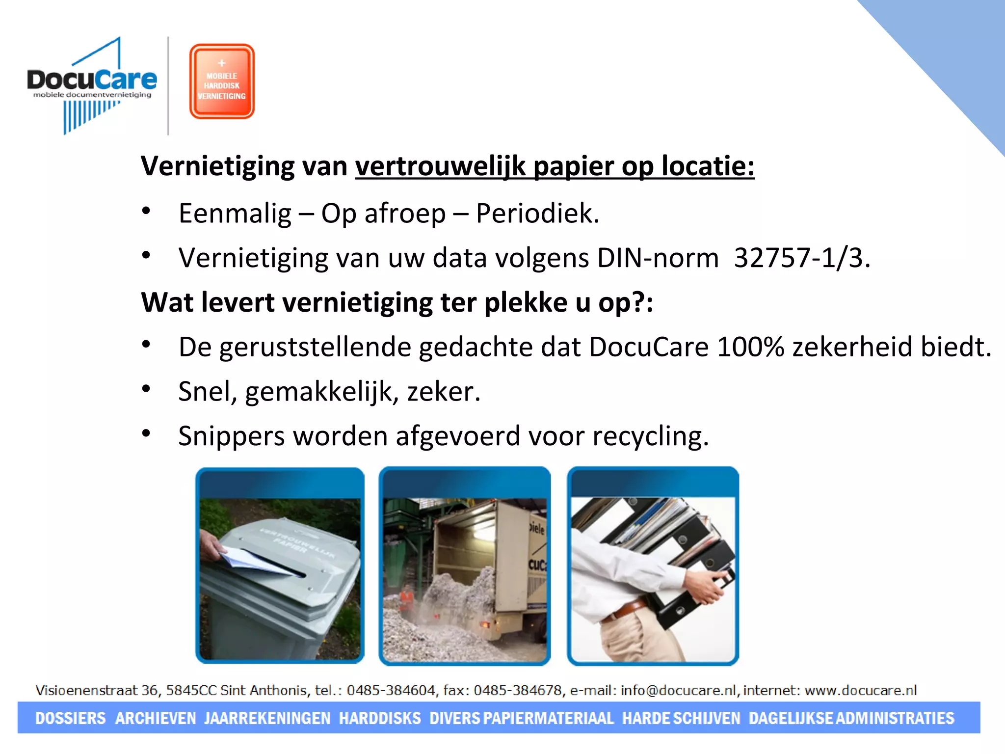 Presentatie DocuCare | PPT