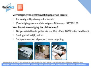 Presentatie DocuCare | PPT