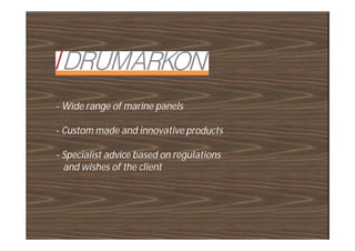 Marine Panels by Drumarkon | PDF