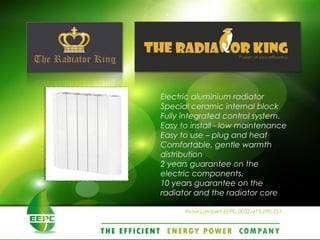 Groene stroom radiatoren | PPT | Indoor Environmental Quality | Home ...