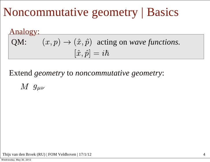Noncommutative geometry and supersymmetry