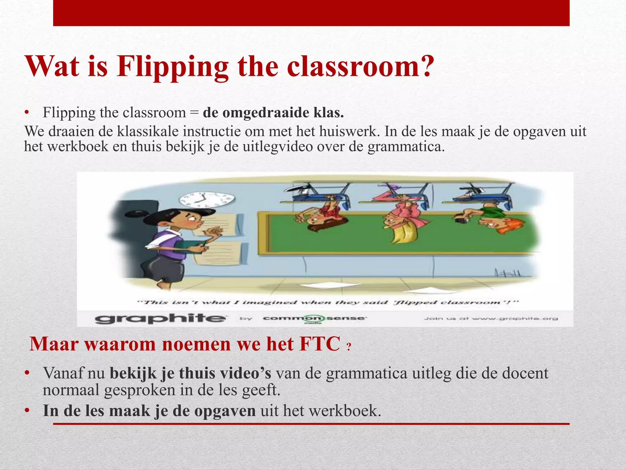 Powerpoint presentatie FTC voor de lessen Spaans | PPTX