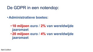 De GDPR in de Praktijk | PPTX