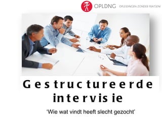 Presentatie gestructureerde intervisie | PPT