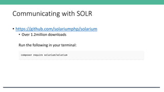 Laravel and SOLR | PPT