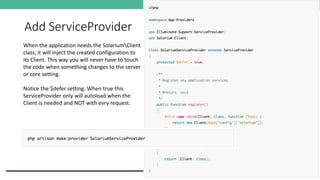 Laravel and SOLR | PPT