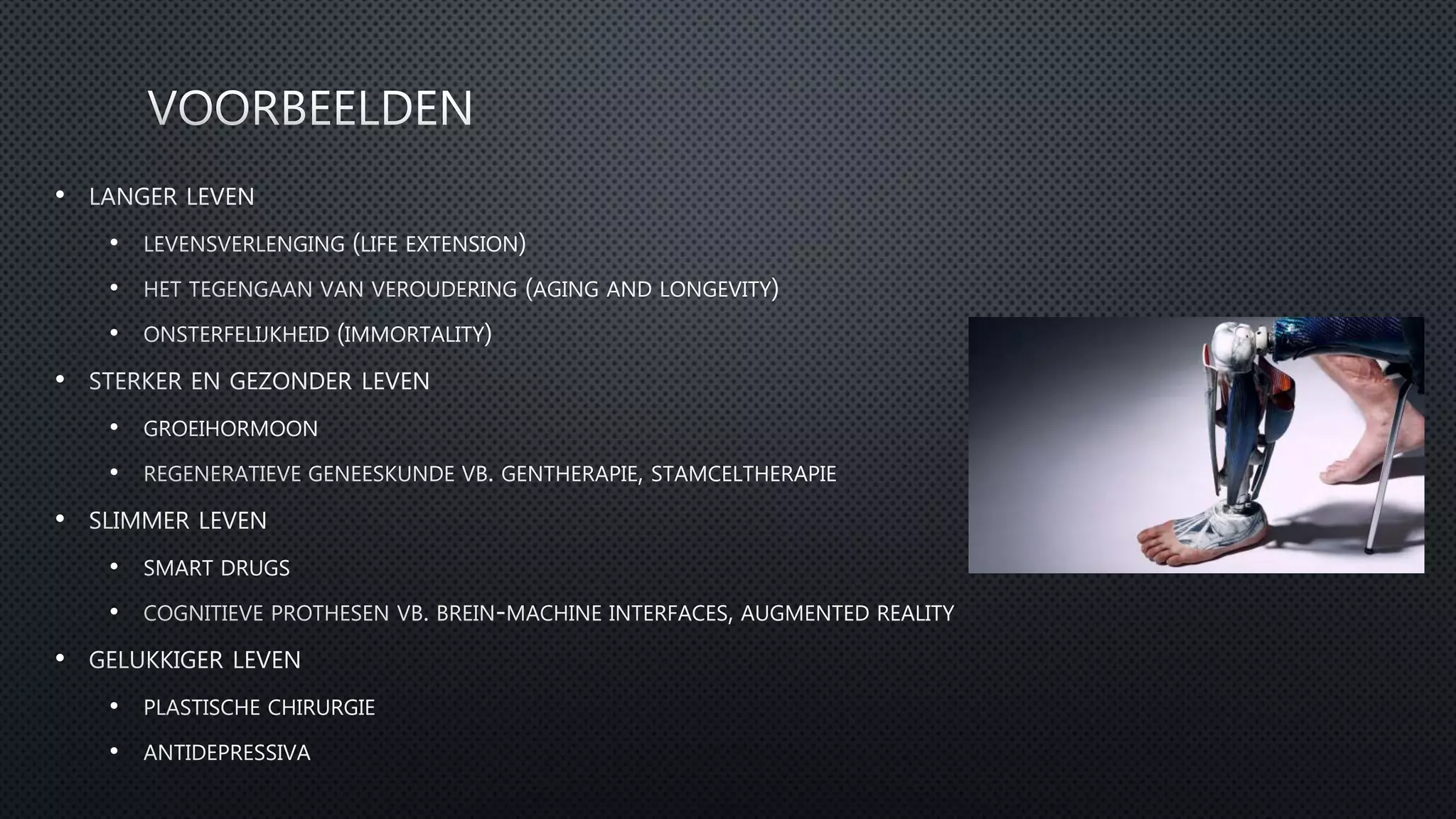 Presentatie human augmentation | PPT